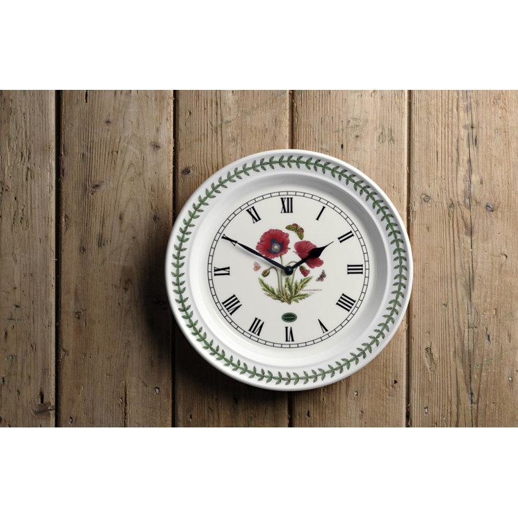 Portmeirion Botanic Garden Poppy Wall Clock & Reviews | Wayfair.co.uk