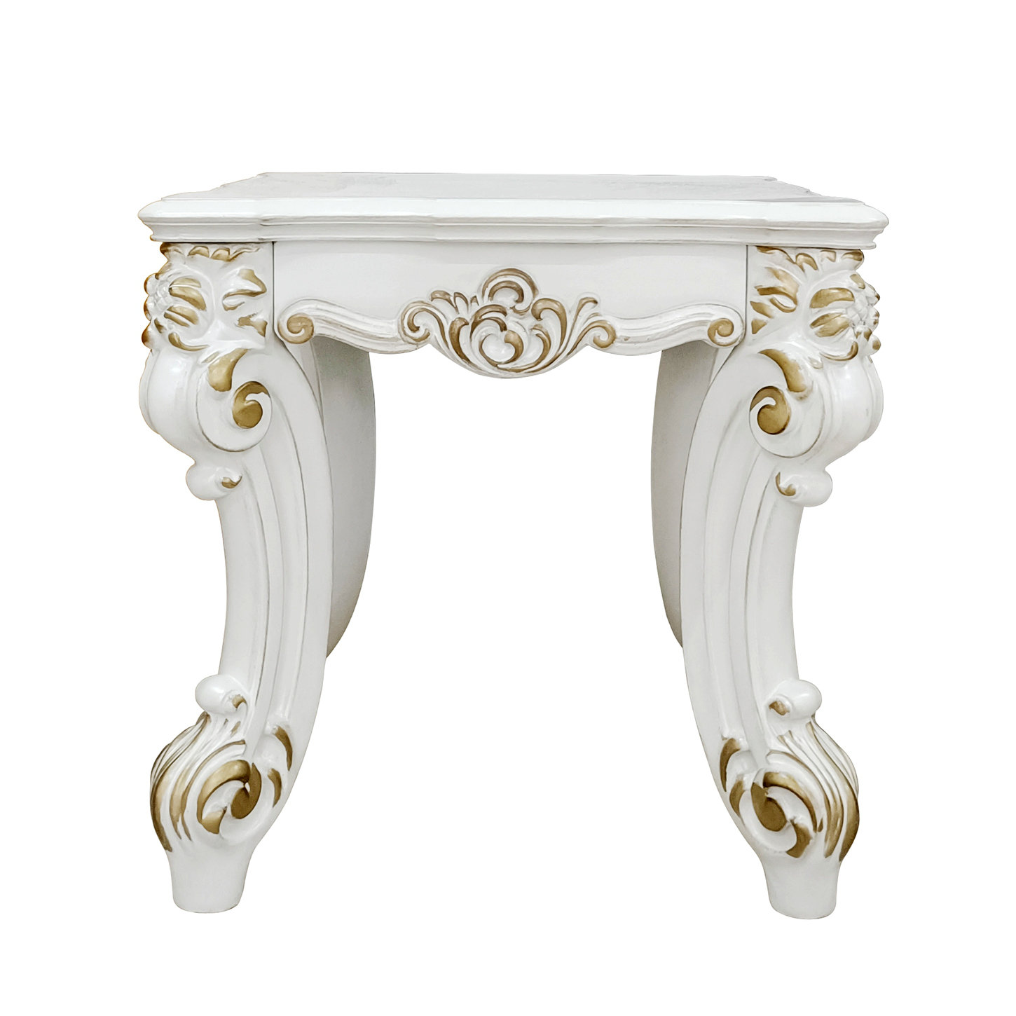 HMLIFE Square Table With Scrolled Leg, Narrow End Table | Wayfair