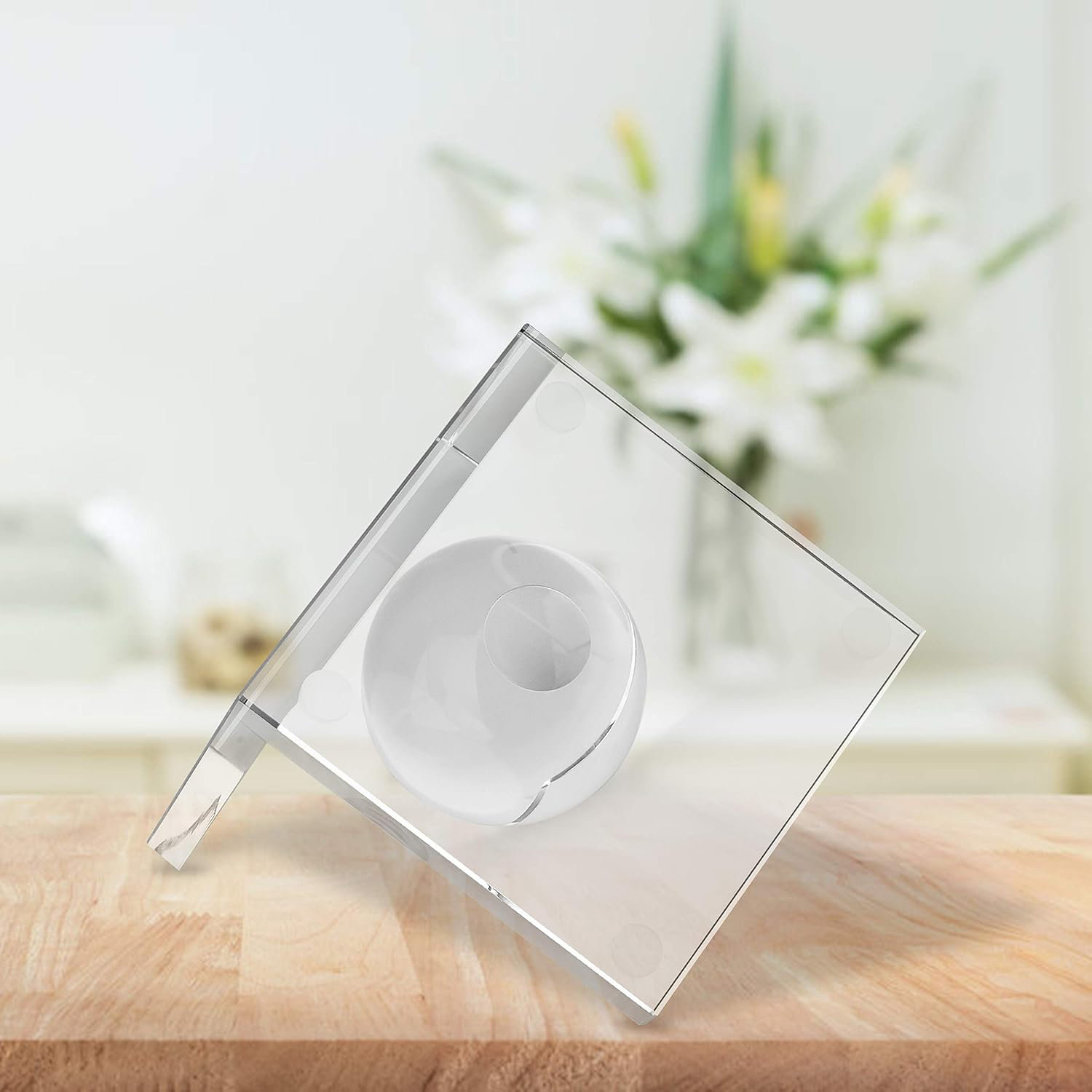 Wade Logan® Chyrl Innovative Crystal Clear Bookends With Crystal Ball ...