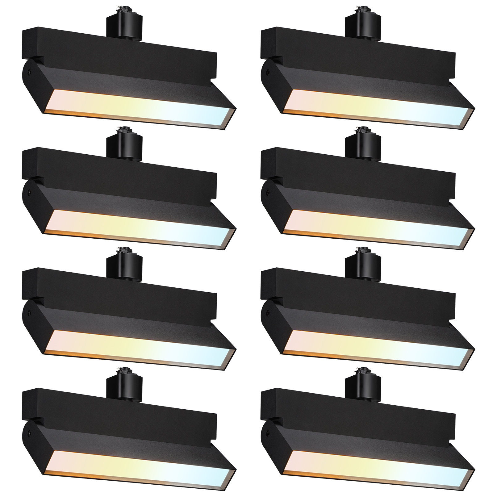 LEDVANS 24W Dimmable Track Lighting Heads, Ceiling Spotlight H Type ...