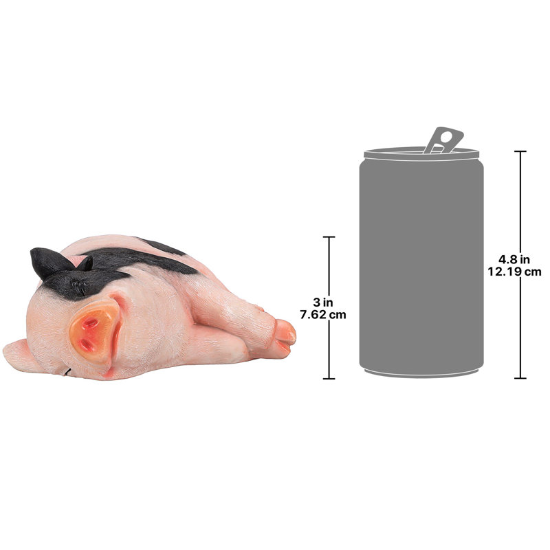 Design Toscano Sleeping Pig Statue & Reviews | Wayfair