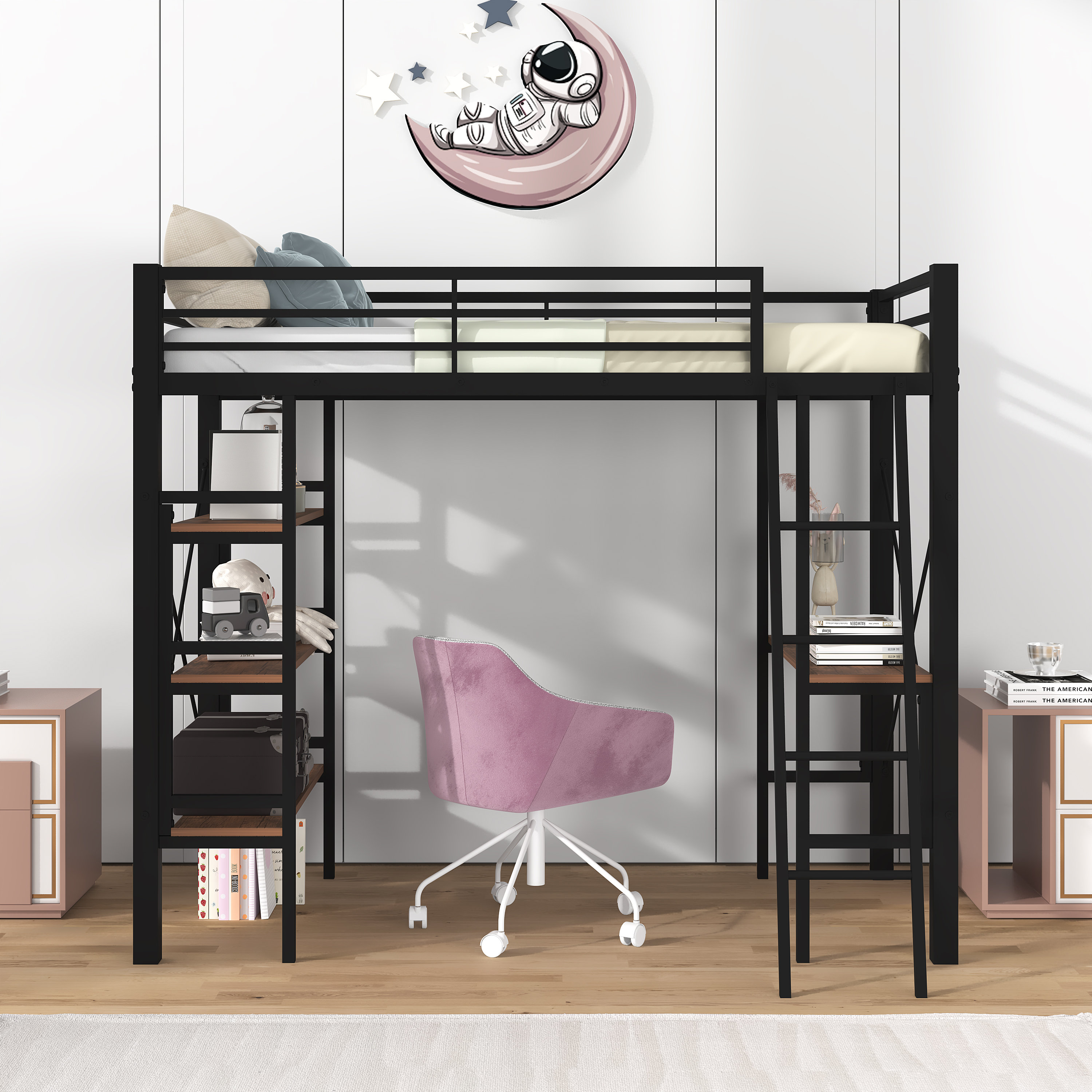 Mason & Marbles Tilly Kids Twin Loft Bed & Reviews - Wayfair Canada