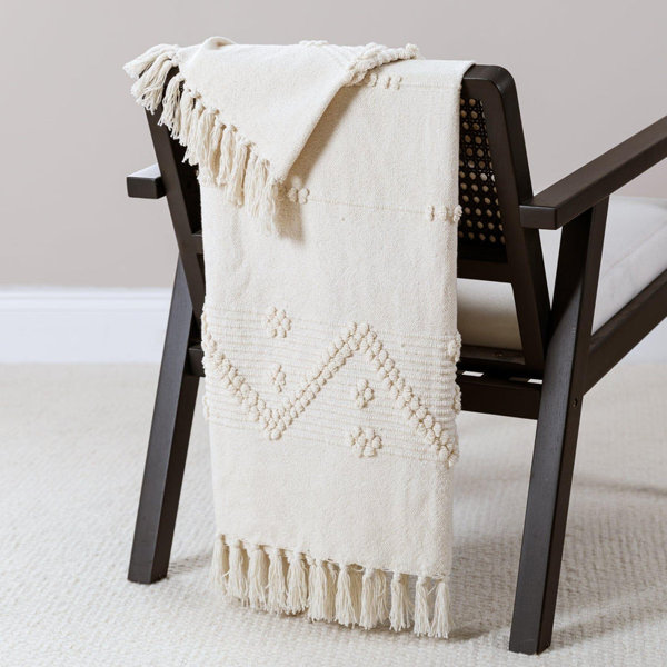 World Menagerie Ameer Embroidered Throw Blanket | Wayfair.co.uk