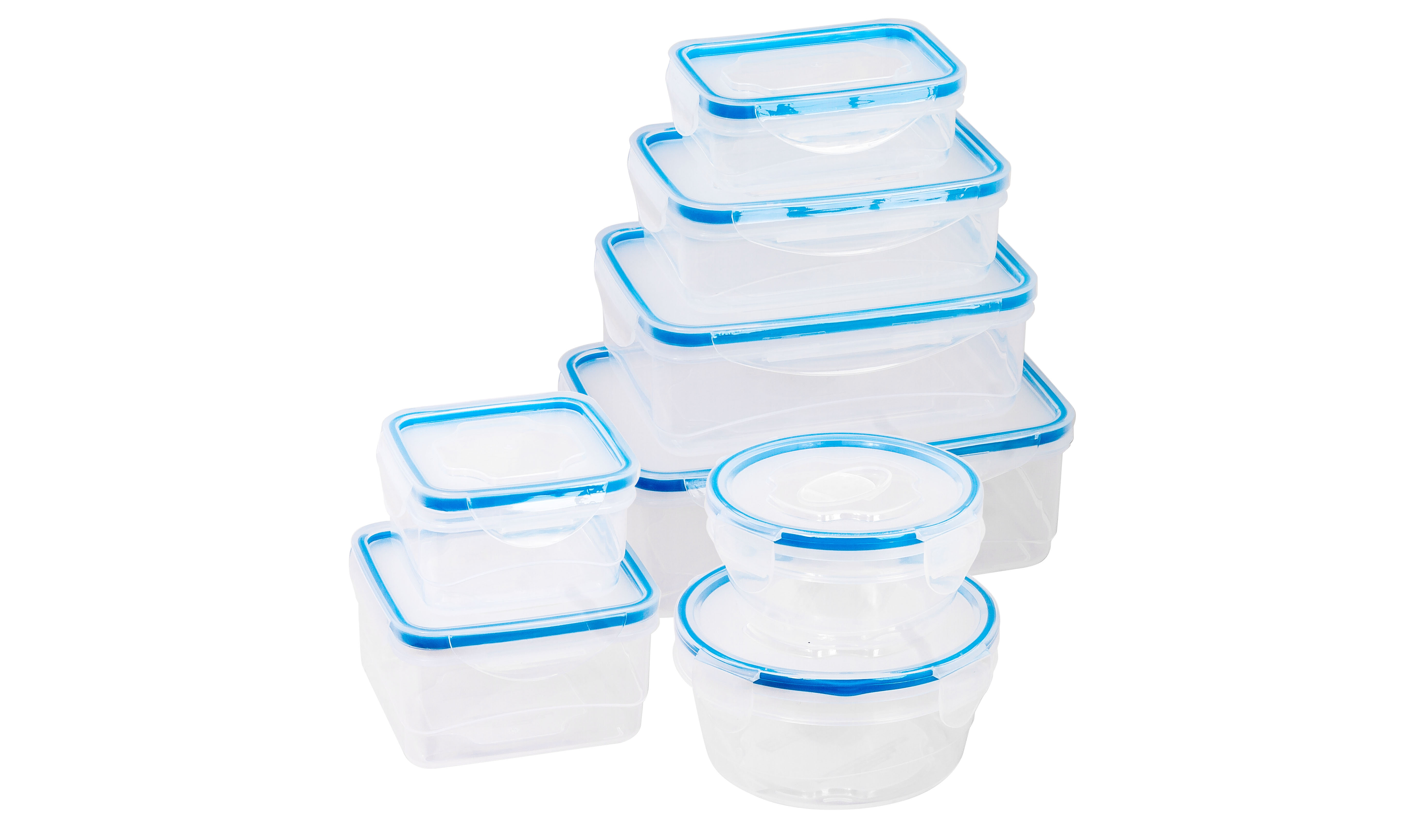 Prep & Savour Kenzie Food Storage - Set of 8 Containers and 8 Lids ...