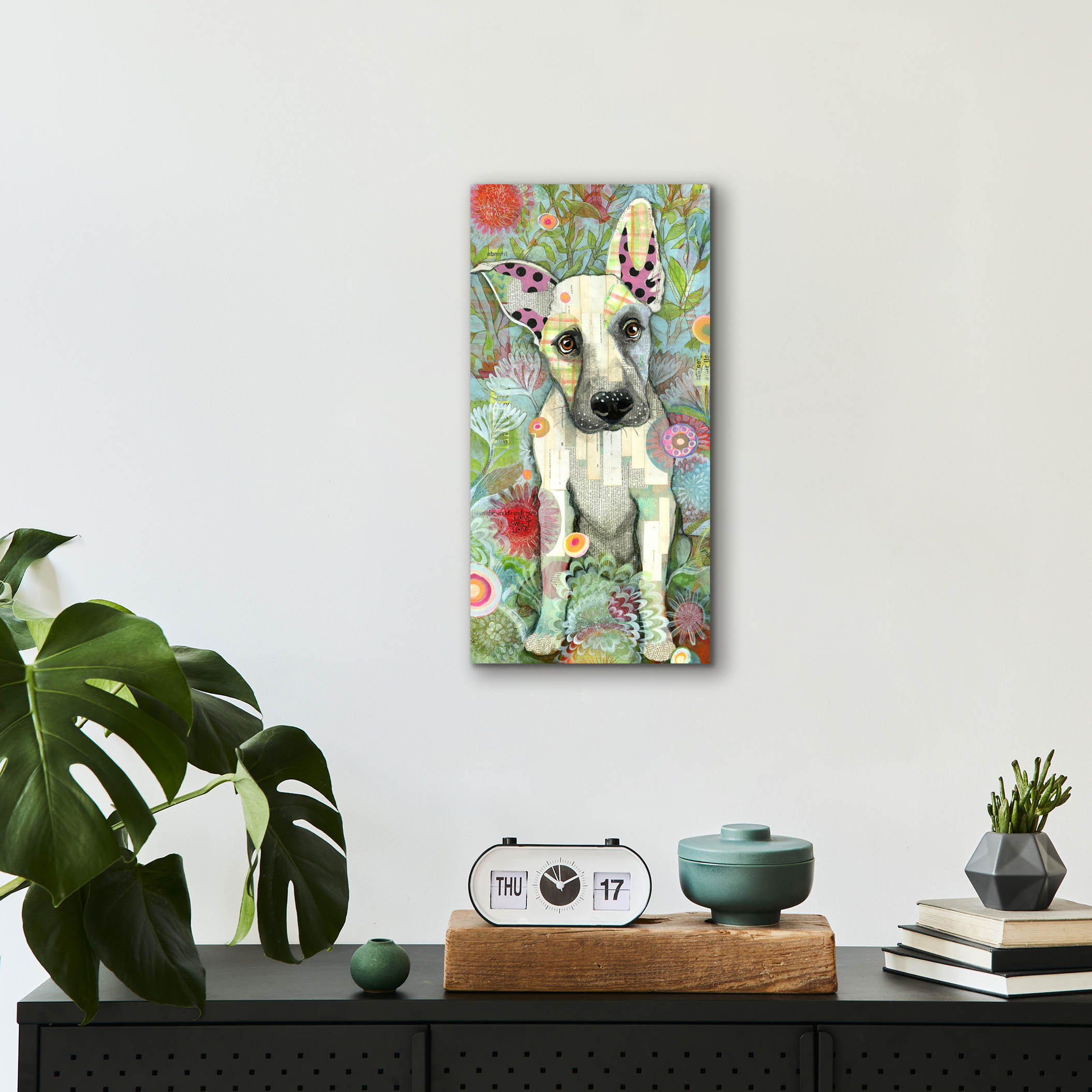 Lark Manor™ Zo Zo Girl' by Judy Verhoeven, Acrylic Glass Wall Art | Wayfair