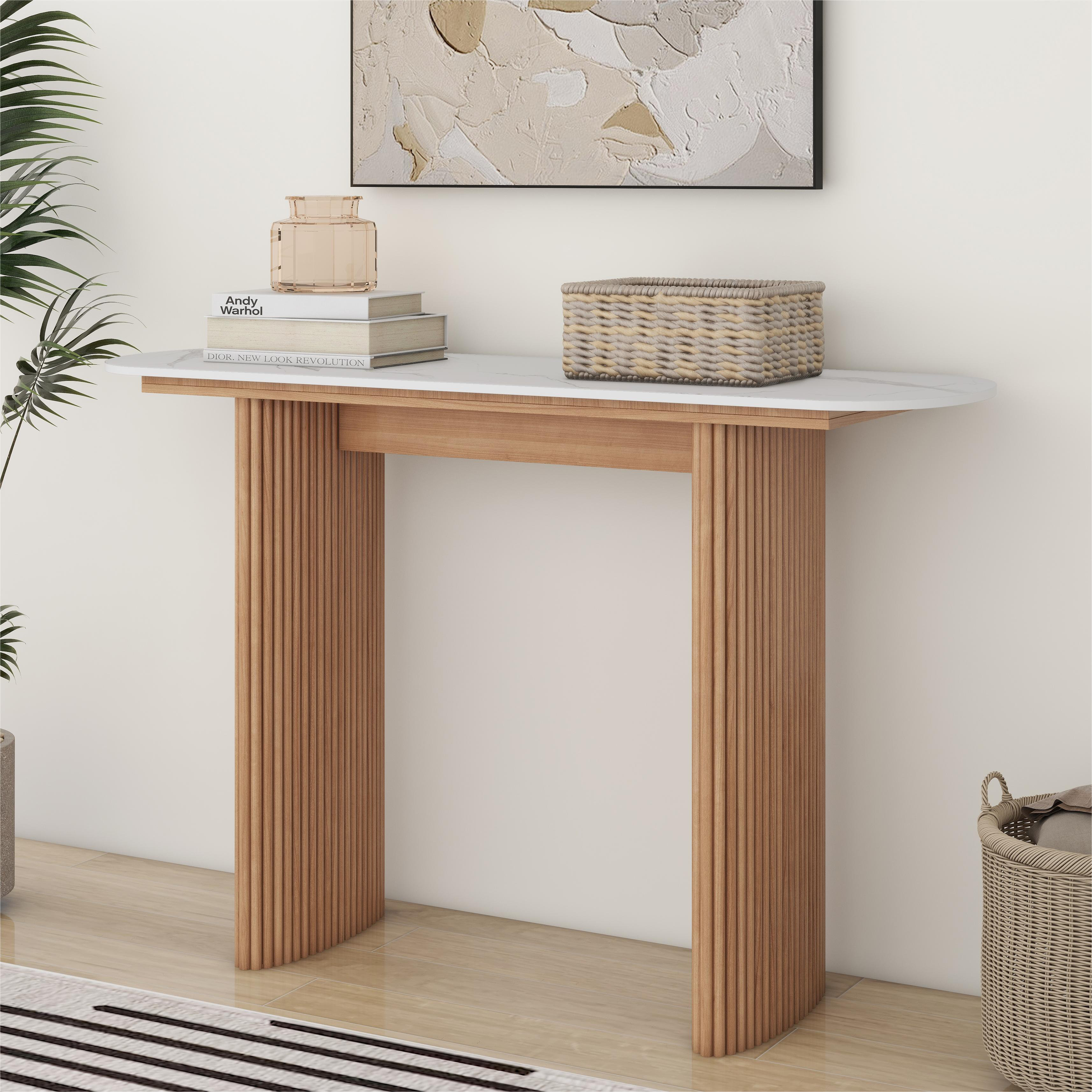 Latitude Run® Serwon 47" Marble Console Table & Reviews | Wayfair