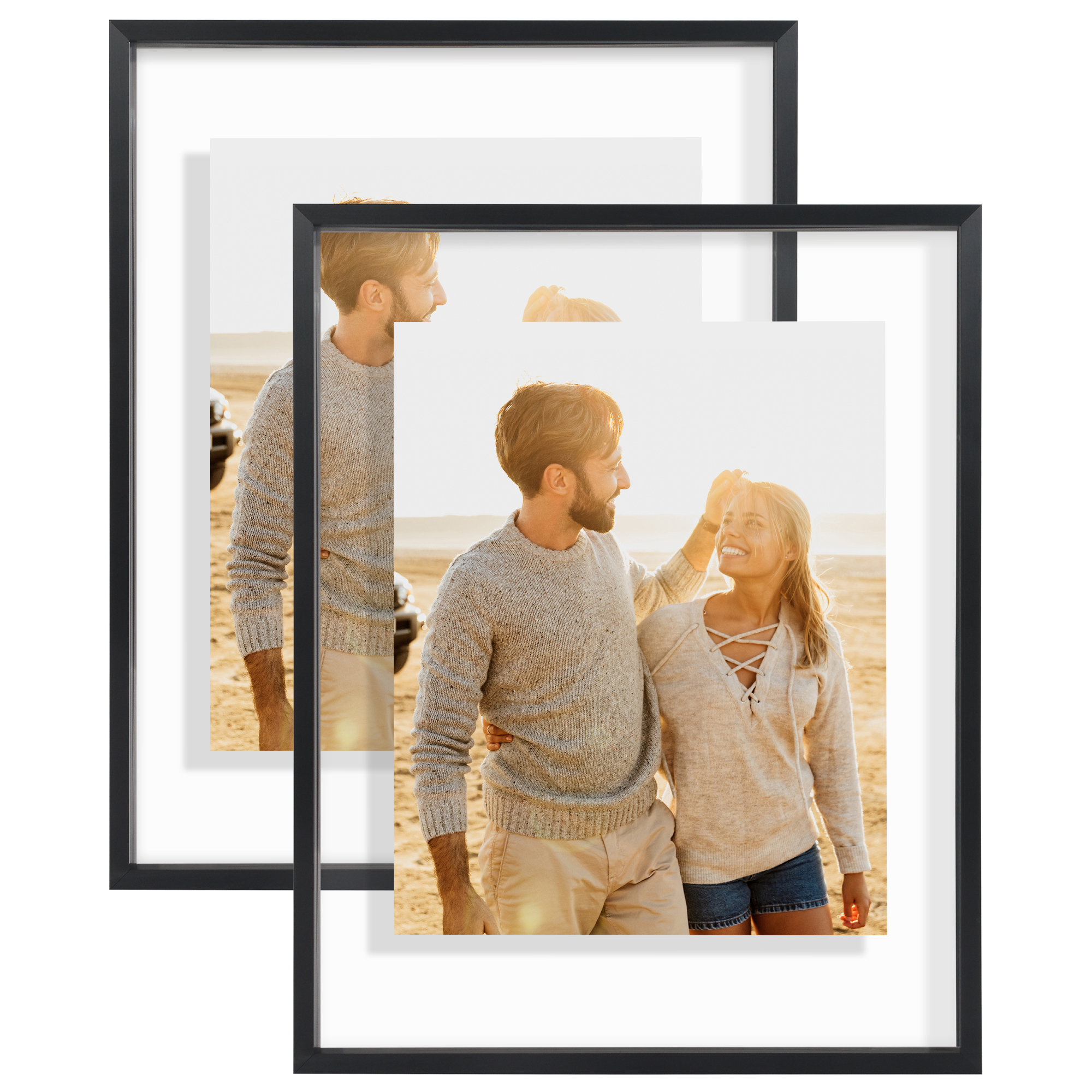 Latitude Run® Rickesha Floating Aluminum & Plexiglass Picture Frame ...
