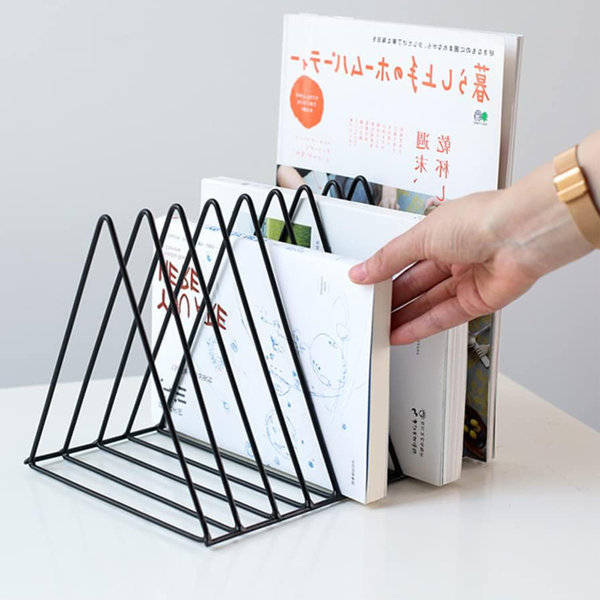 Rebrilliant Lyyli Metal Free Standing Magazine Rack | Wayfair