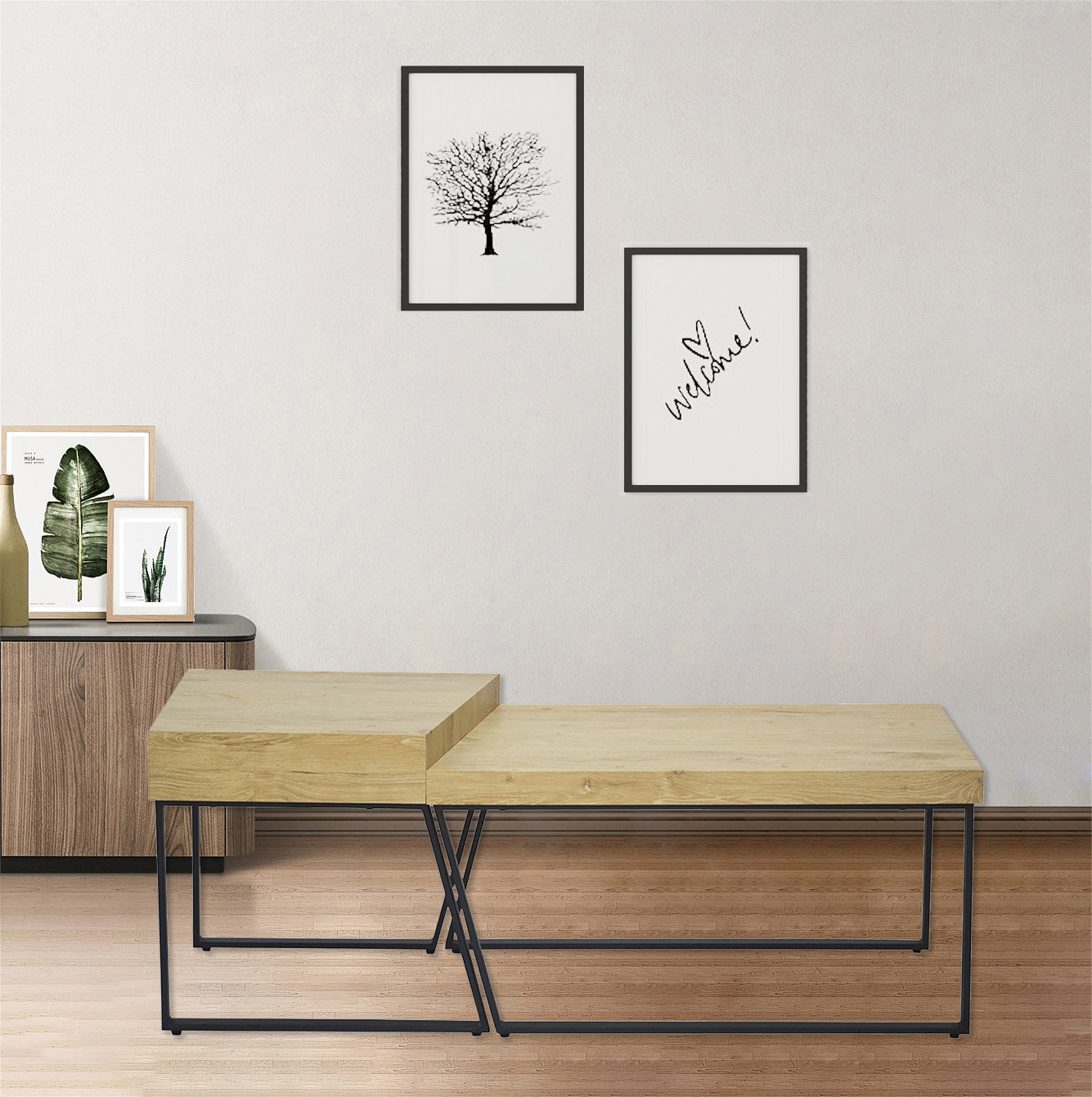 Latitude Run® Sled 2 Bunching Tables | Wayfair