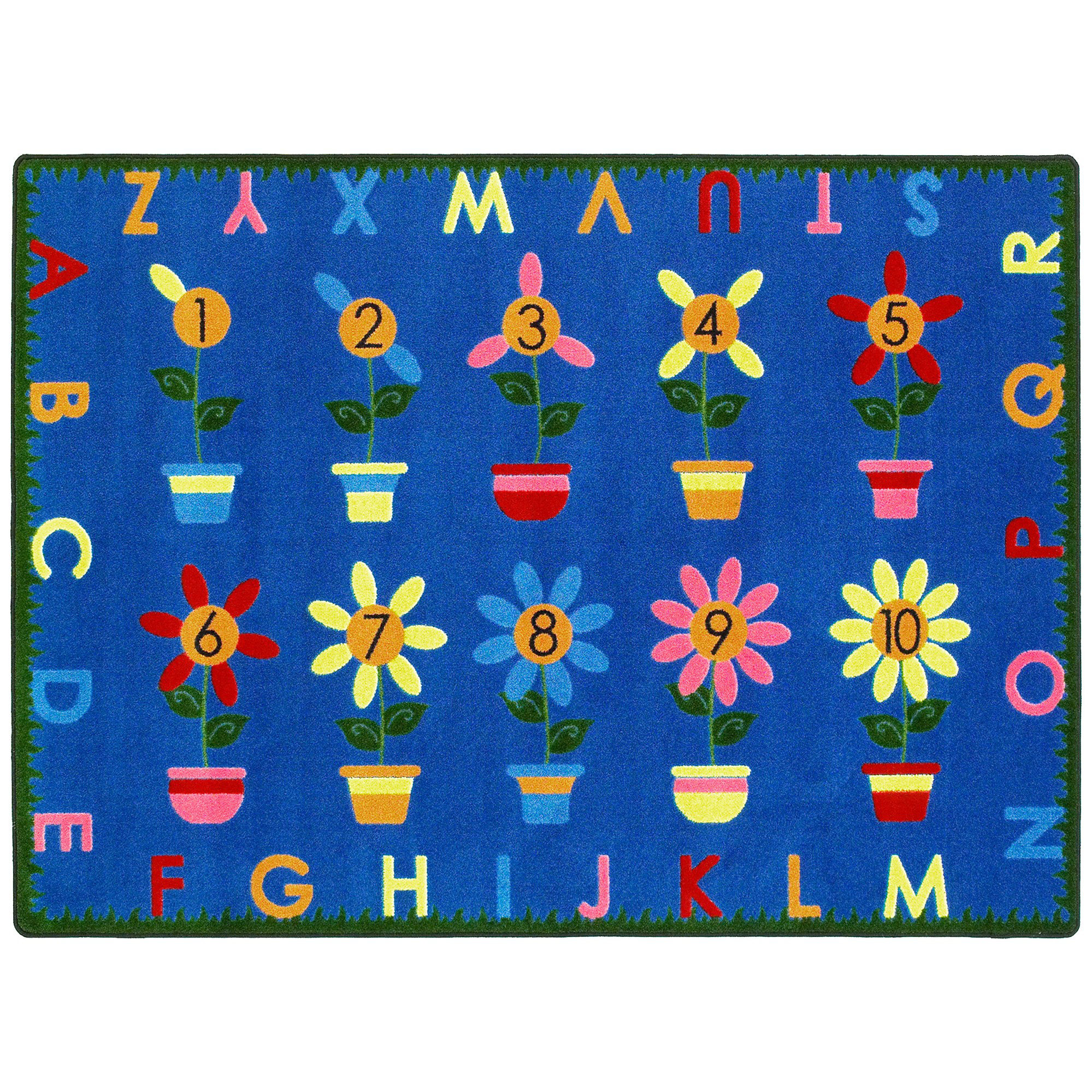 Joy Carpets Educational Petal Pushers by Joy Carpets Area Rug | Wayfair