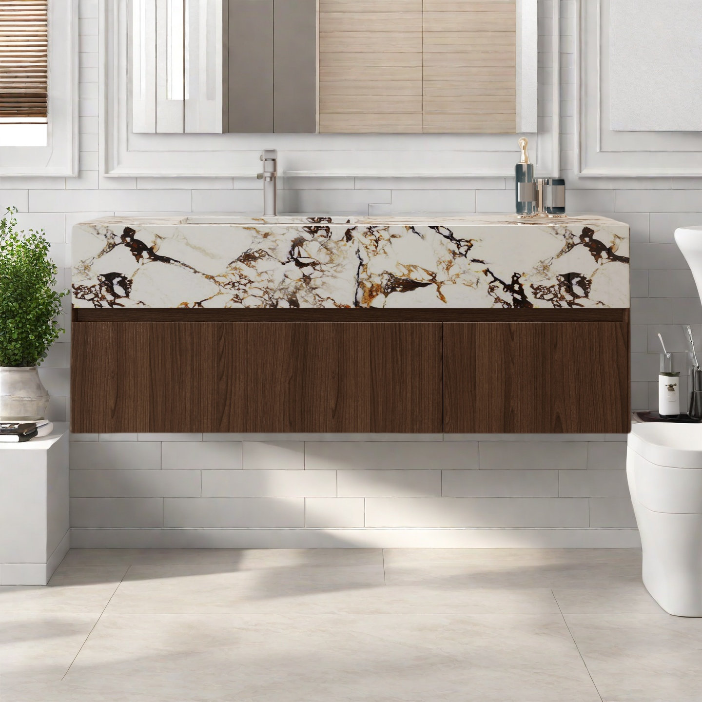 Ivy Bronx 48.04'' Bathroom Vanity With Sink And 2 Drawers | Wayfair