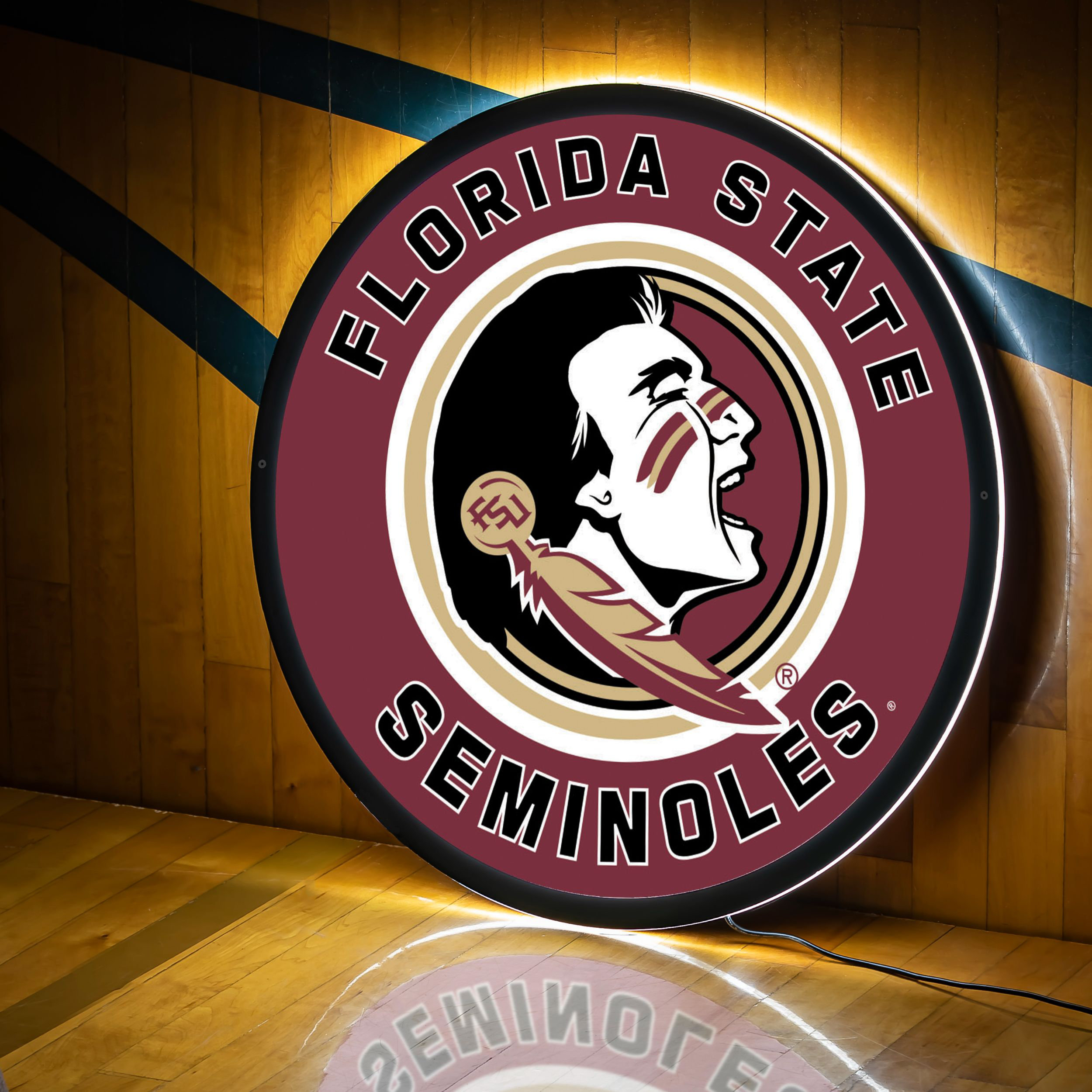 Evergreen Enterprises, Inc LED Wall Decor, Round, Florida State ...