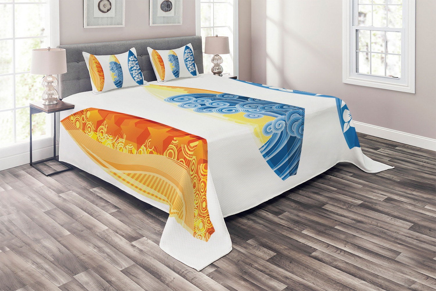 Ambesonne Surf Coverlet Set | Wayfair