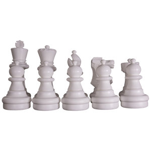 MegaChess 25" Giant Plastic Chess Set with Quick Fold Nylon Board ...
