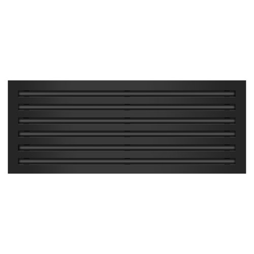 Texas Buildmart BUILDMART - 30x12 Black Modern AC Vent Cover - Standard ...