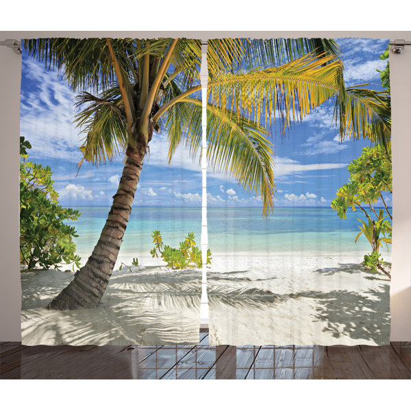 Beach-scene-curtains | Wayfair