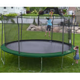 Propel Trampolines Kinetic 12' Round Backyard Trampoline with Safety ...