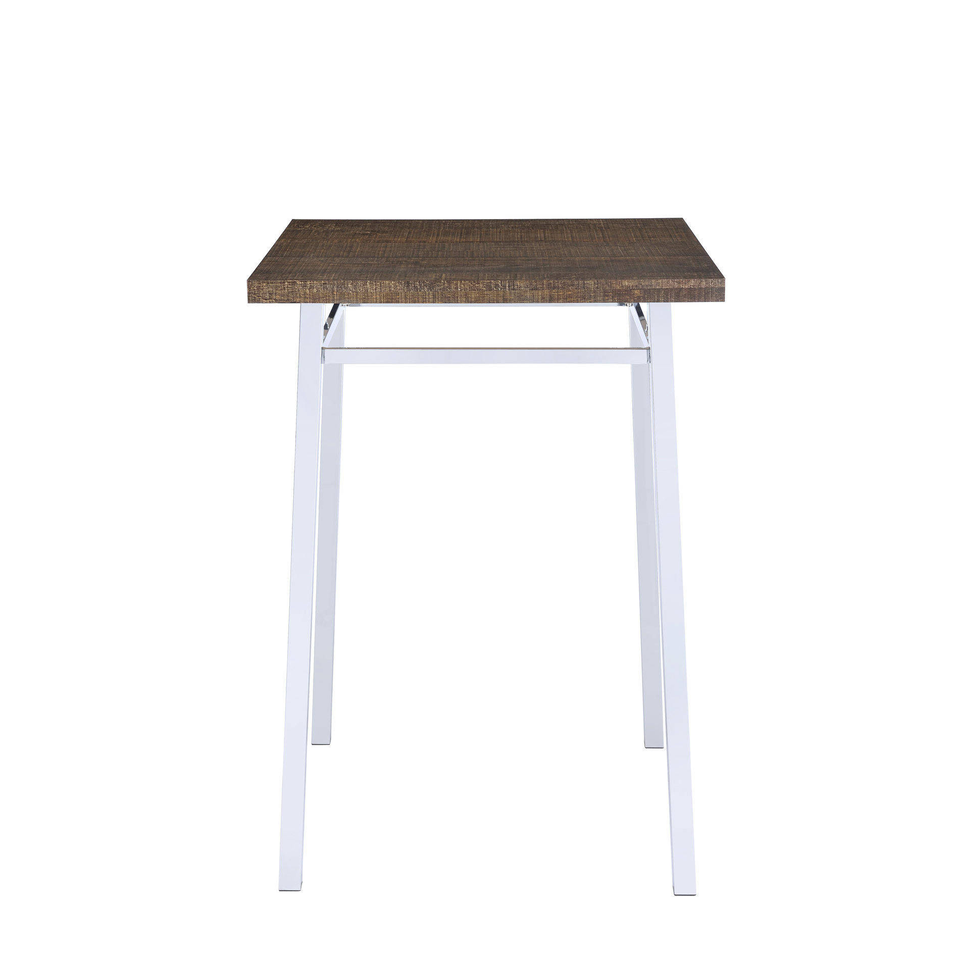 Latitude Run® Oak Table With - Medium Brown Rectangular Top & Base ...