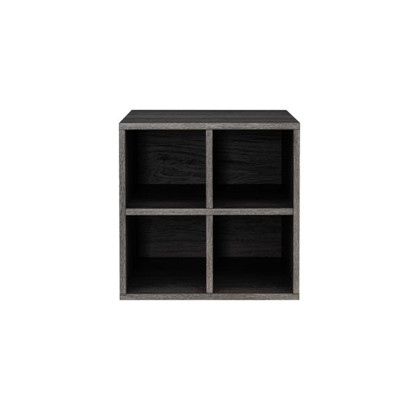 Sunjoy Quub Quarter Cabinet, Space Saving Stackable MDF Wood Cabinet ...