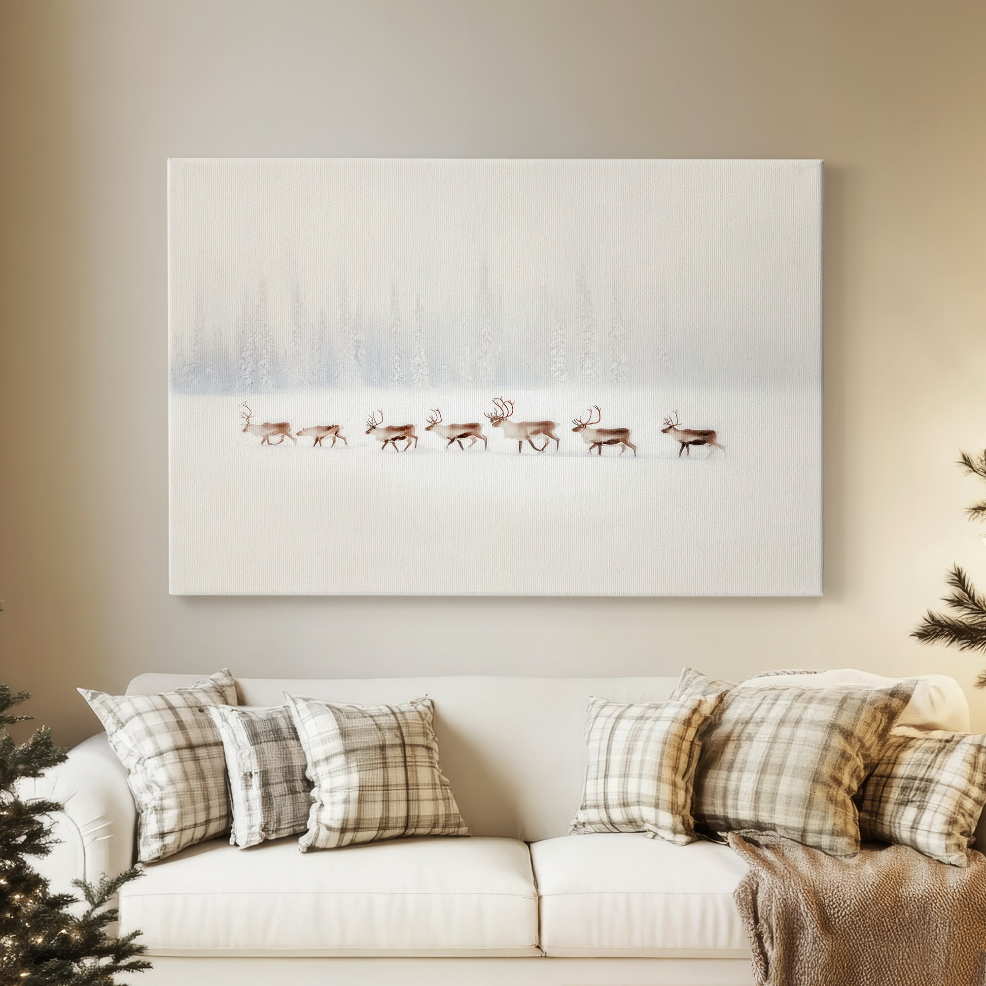 Ophelia & Co. Silver Yule Lullaby-Premium Gallery Wrapped Canvas | Wayfair