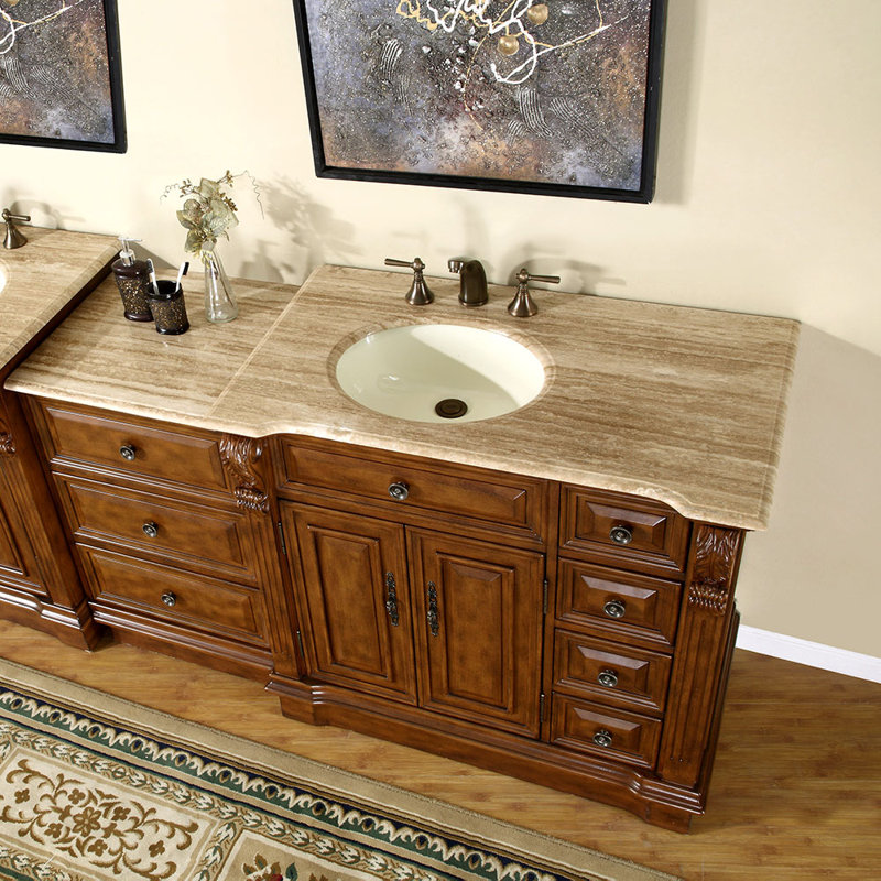 Astoria Grand Tevis 58'' Single Bathroom Vanity with Stone Top ...