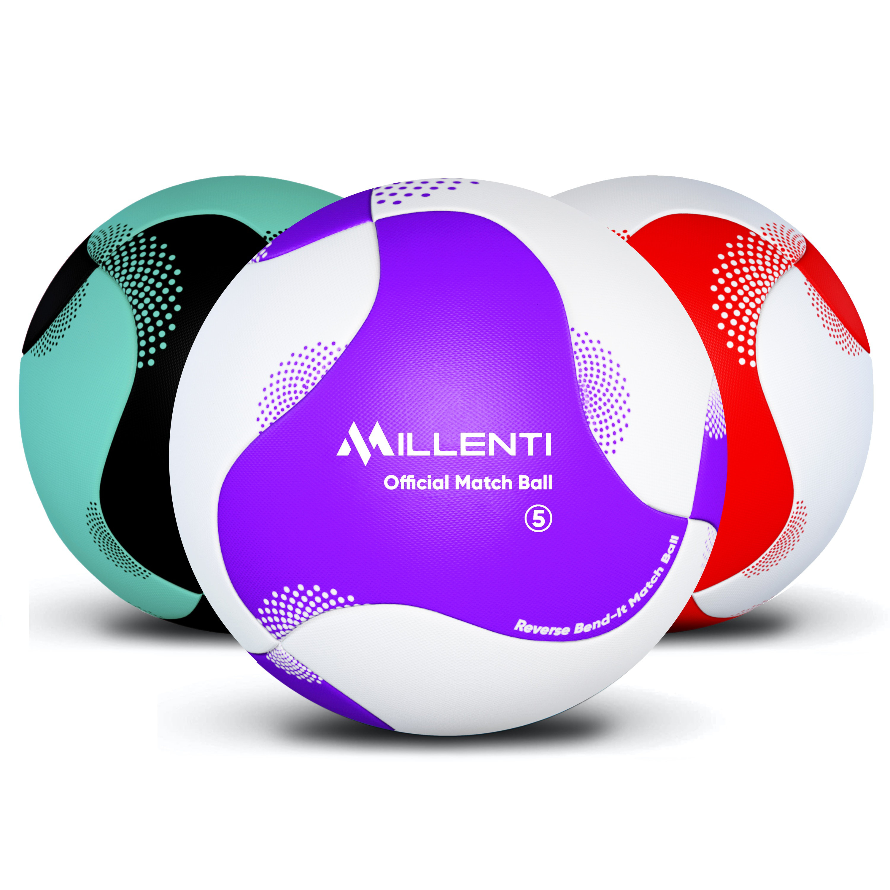 Millenti Us Soccer Ball Official Size 5 - Reverse Bend-it Soccer Ball ...