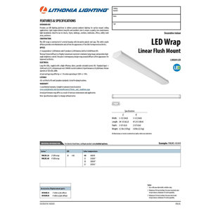 Lithonia Lighting 4' LED Shop Light & Reviews | Wayfair