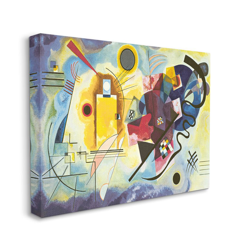 Orren Ellis Classic Kandinsky Abstraction Yellow Red Blue by Wassily ...
