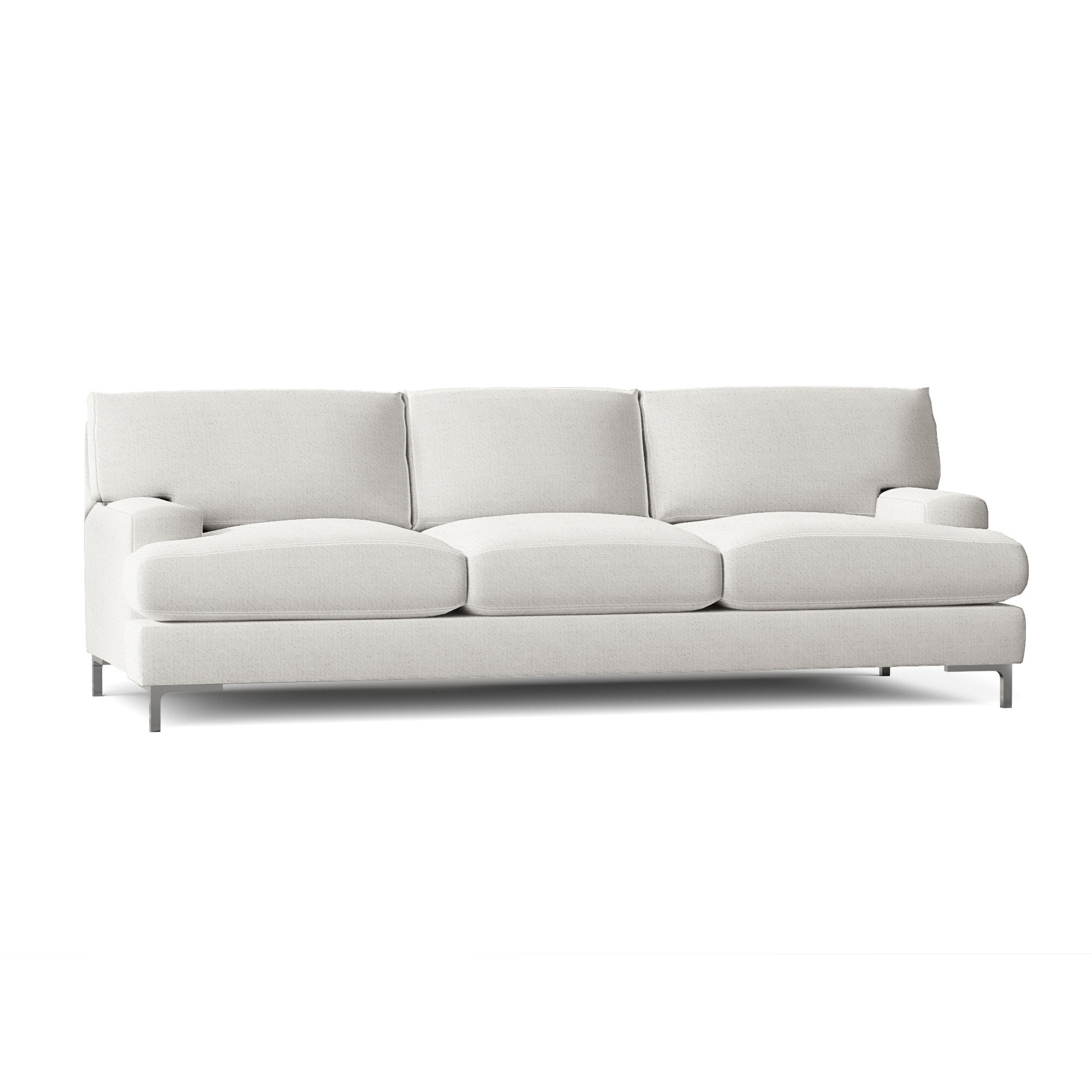 Bernhardt Carver 95" Recessed Arm Sofa with Cushions | Perigold