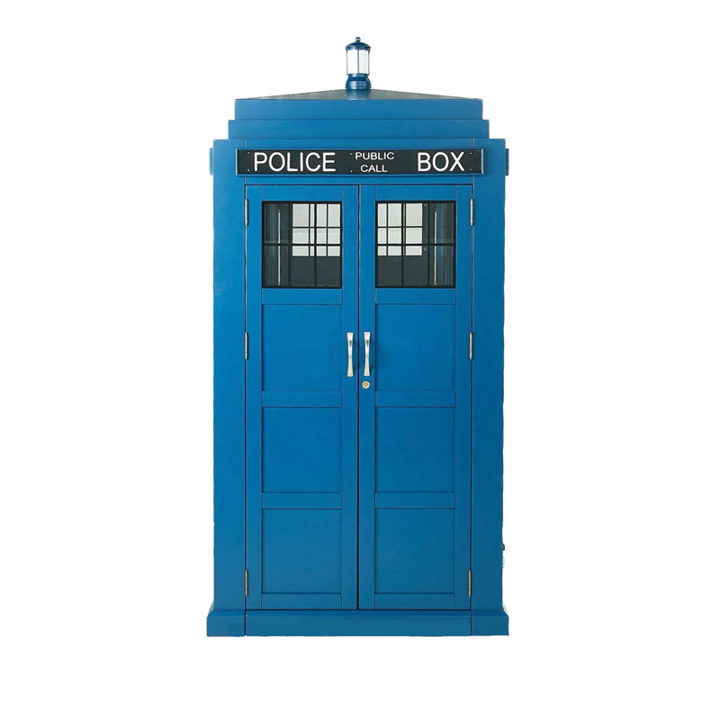 Trent Austin Design® Valadez Police Telephone Booth Bar Cabinet By RAM ...