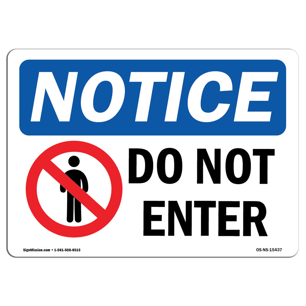 SignMission Do Not Enter Aluminum Sign 18 x 24 - Wayfair Canada