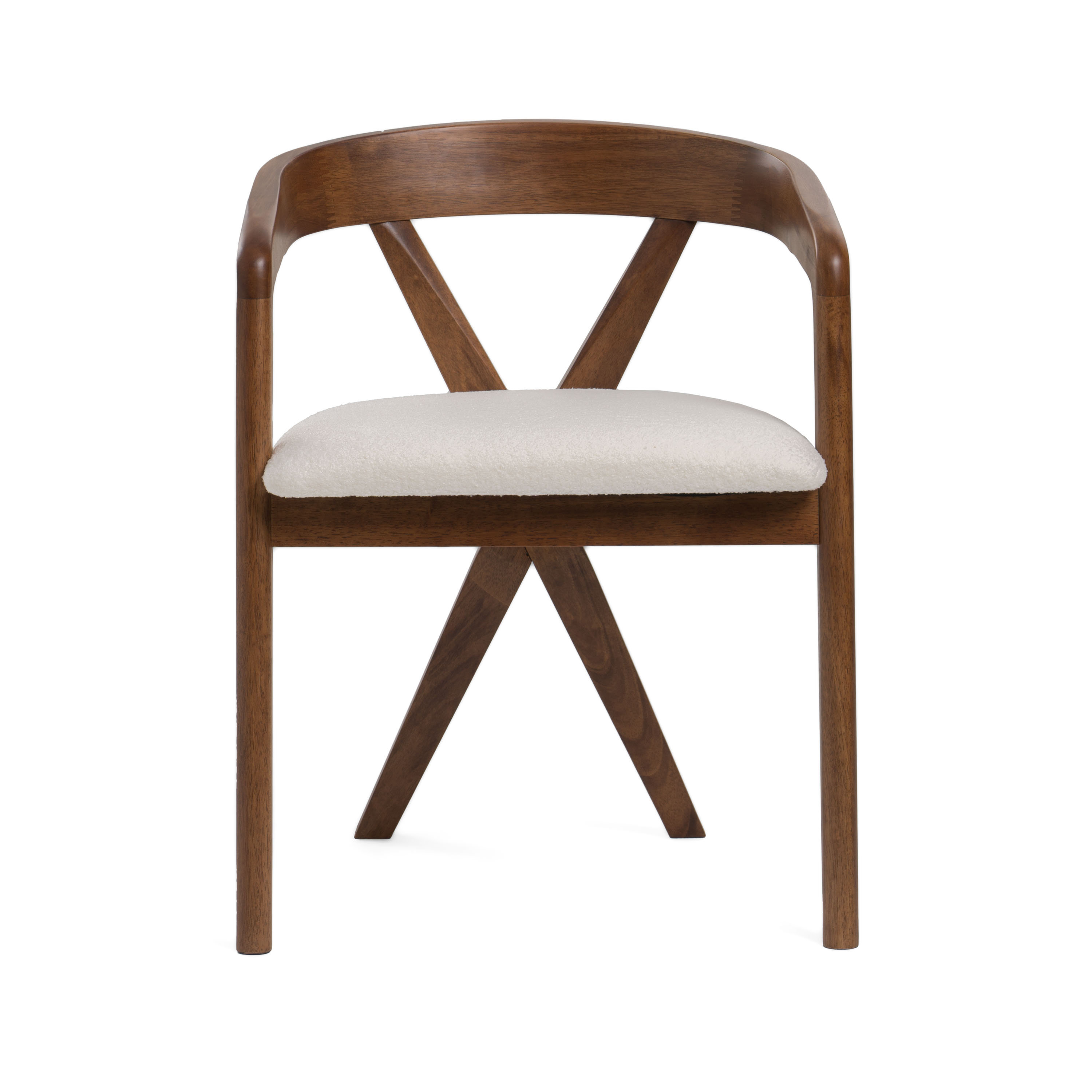 Joss & Main Greco Cross Back Arm Chair Dining Chair & Reviews | Wayfair