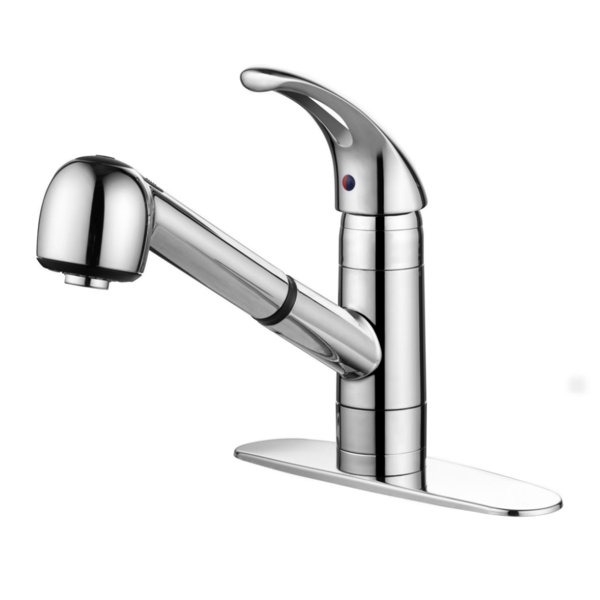 Ultra Faucets Nita Vantage Collection Single Handle Kitchen Faucet with ...