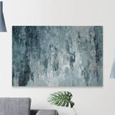 17 Stories Tainted Dark Blues On Canvas by Parvez Taj Painting | Wayfair