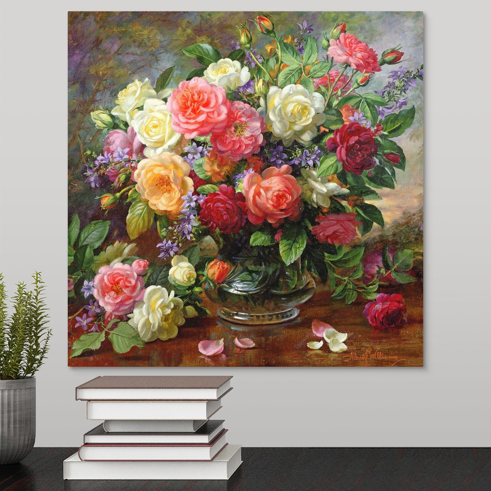 Lark Manor Alexica Roses - the Perfection of Summer by Painting Print ...