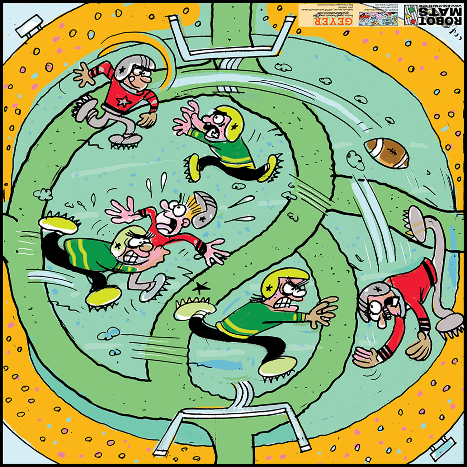 Geyer Instructional Products Robotics, Creative, Football Stadium Vinyl ...