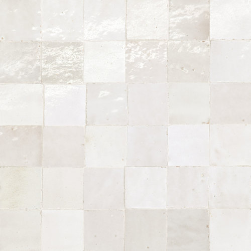 Bedrosians Zagora 2" x 2" Glossy Zellige Mosaic Tile & Reviews | Wayfair