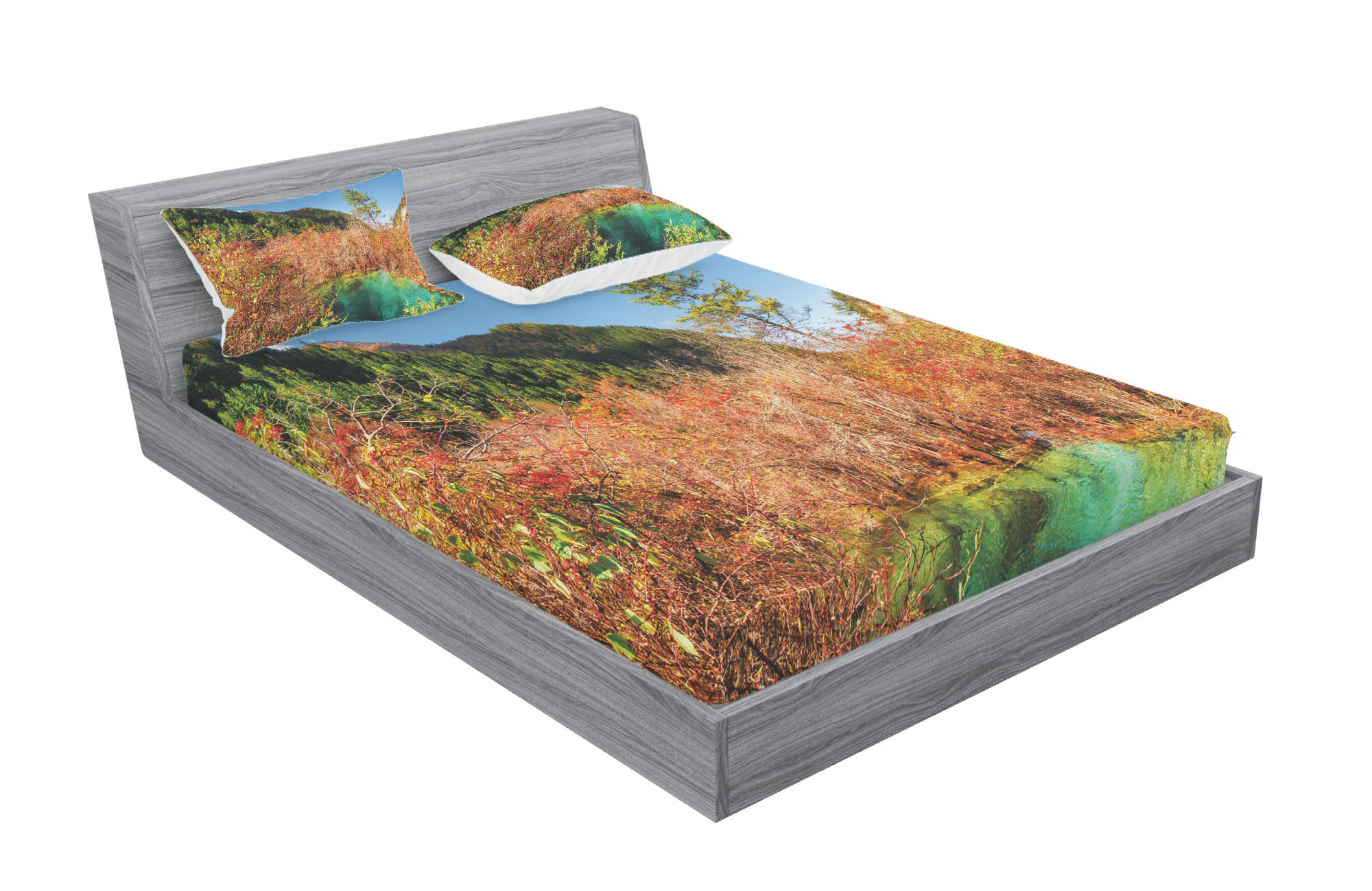 Ambesonne Nature Sheet Set | Wayfair