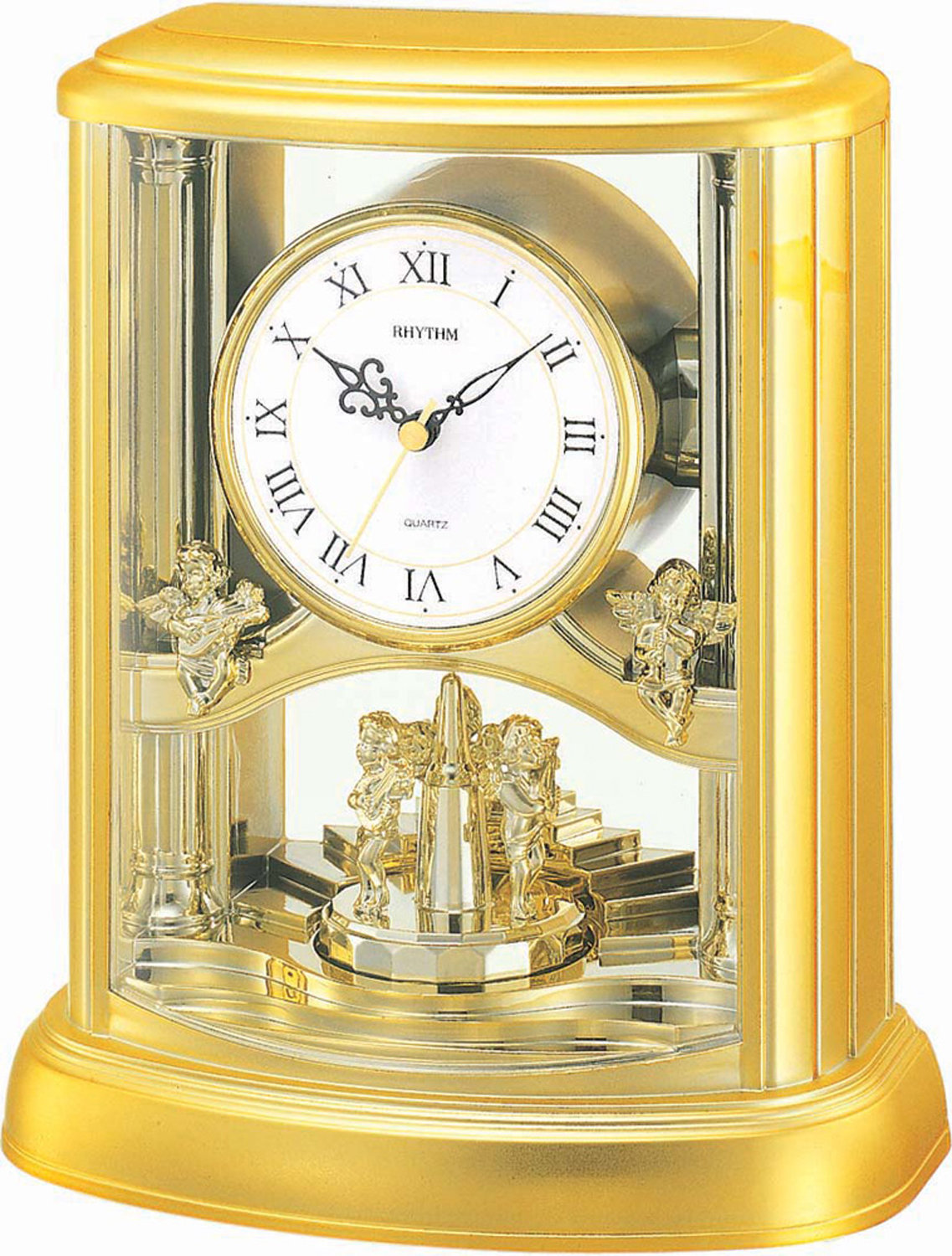 Rhythm U.S.A Inc Angel Table Clock & Reviews | Wayfair