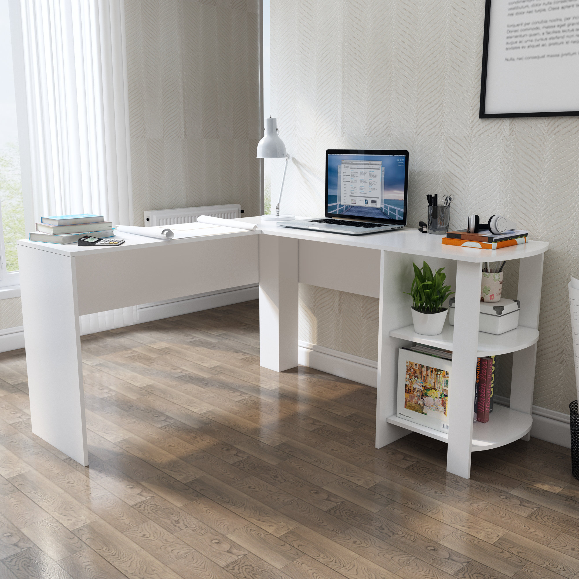 Ebern Designs Danniele 51.2'' Desk | Wayfair