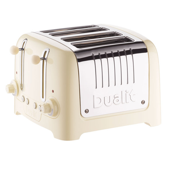 Dualit Lite 4 Slot Toaster, Bagel & Defrost Settings, 36mm Wide Slots ...
