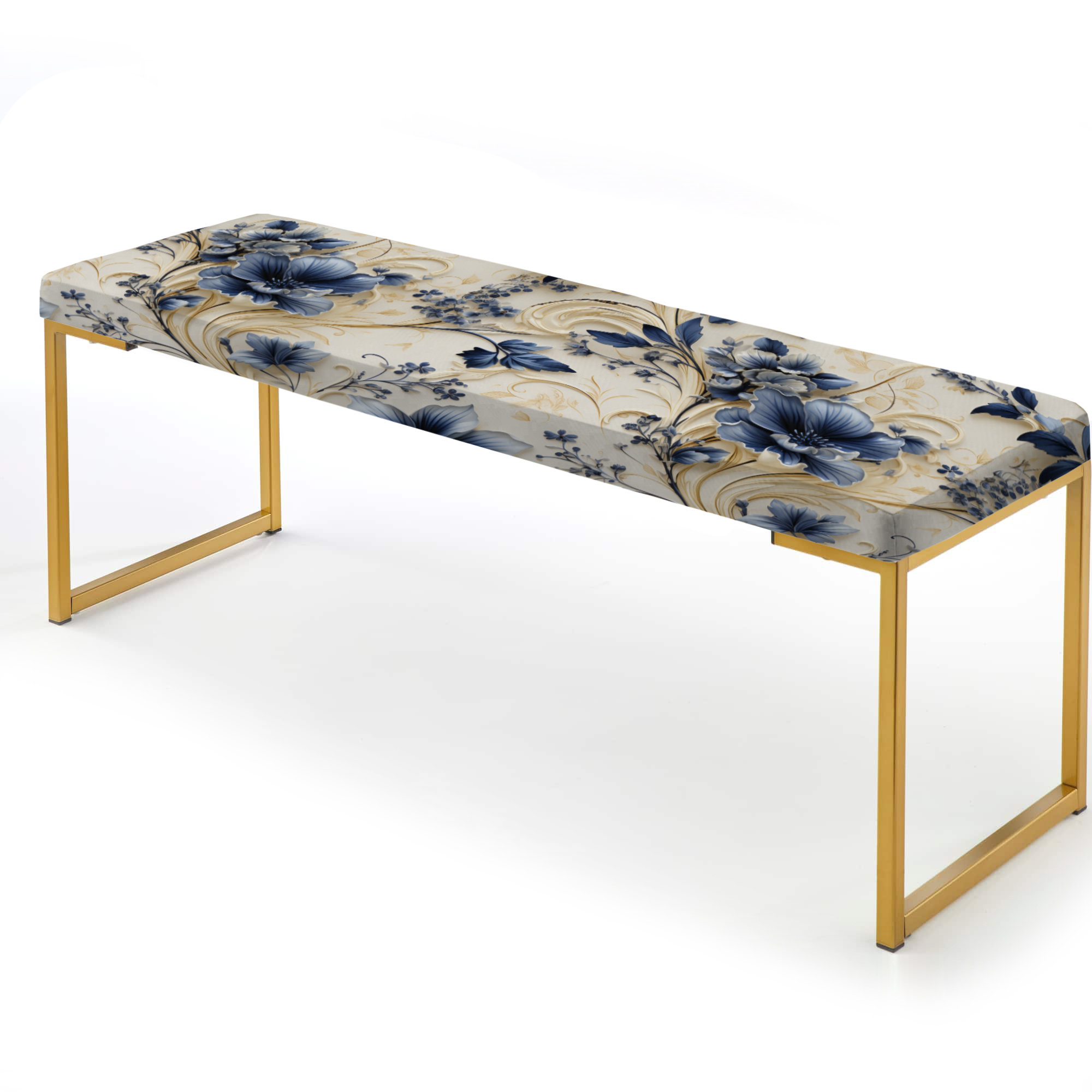 Design Art Cobalt Blue Filigree Vines Victorian Pattern II - Floral ...