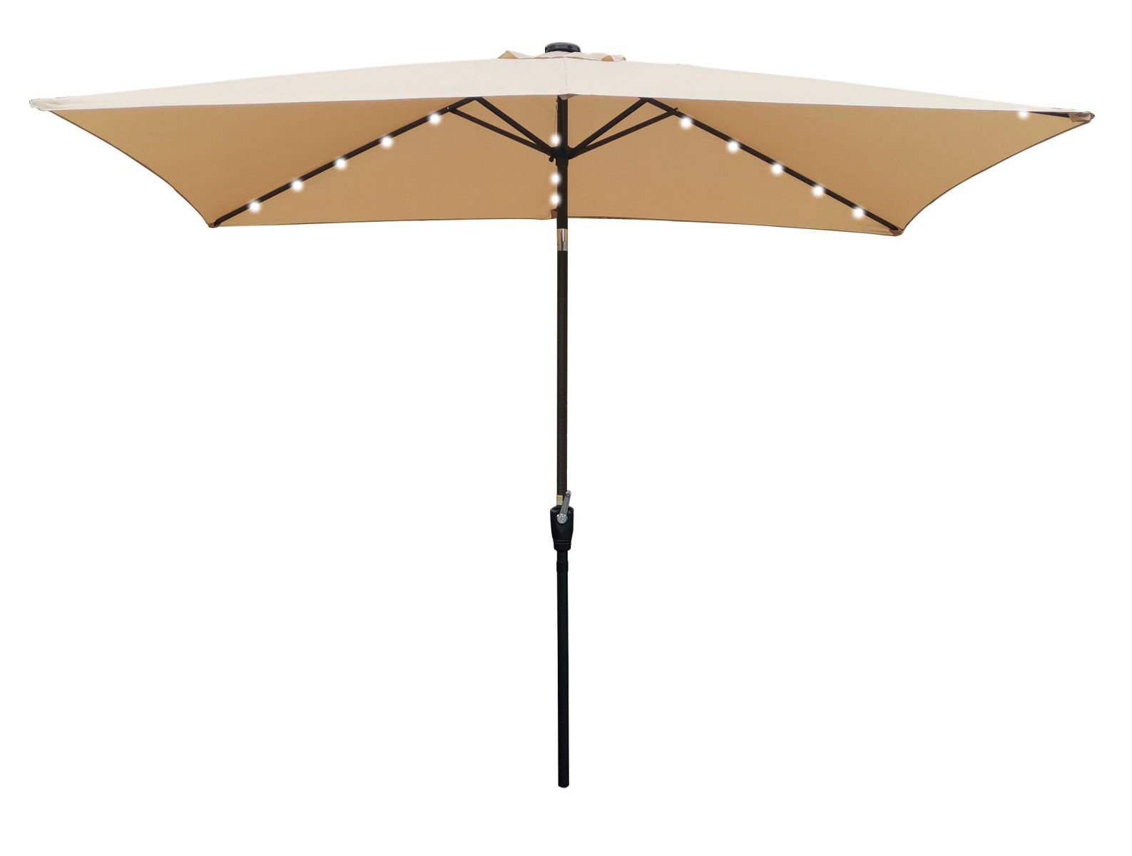 Arlmont & Co. Bonsal 10' Rectangular Market Sunbrella Umbrella ...