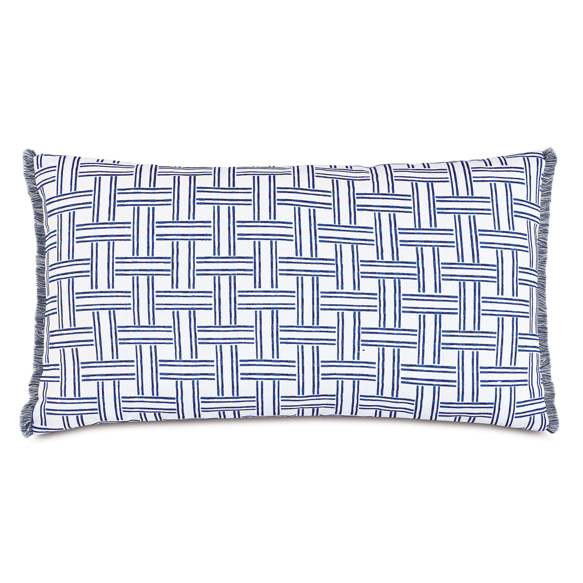 Eastern Accents Vizcaya Cotton Blend Lumbar Rectangular Pillow Cover ...