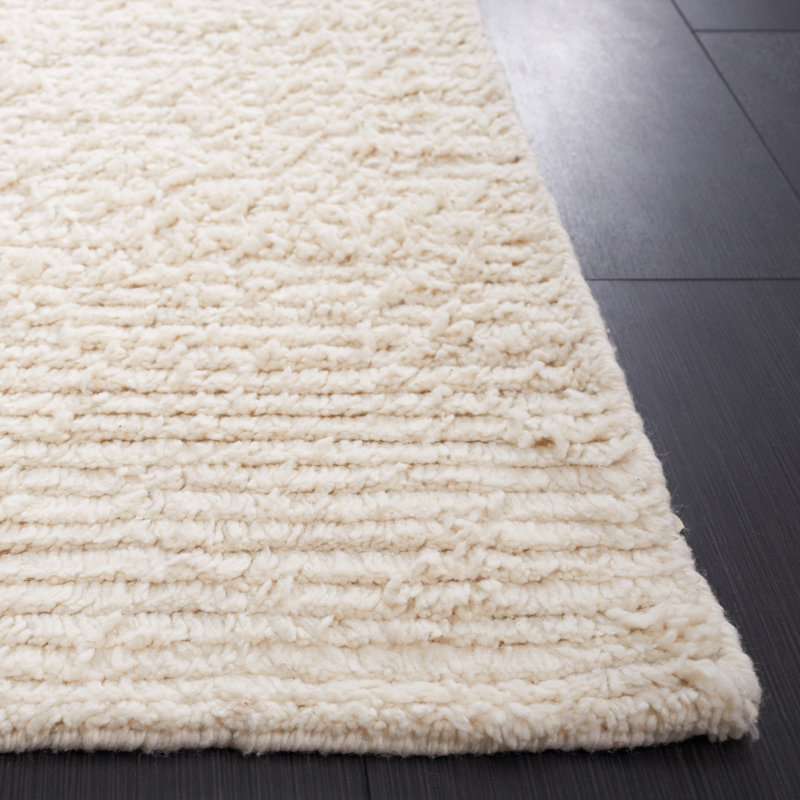 Latitude Run® Casablanca Hand Woven Performance Solid Color Rug ...
