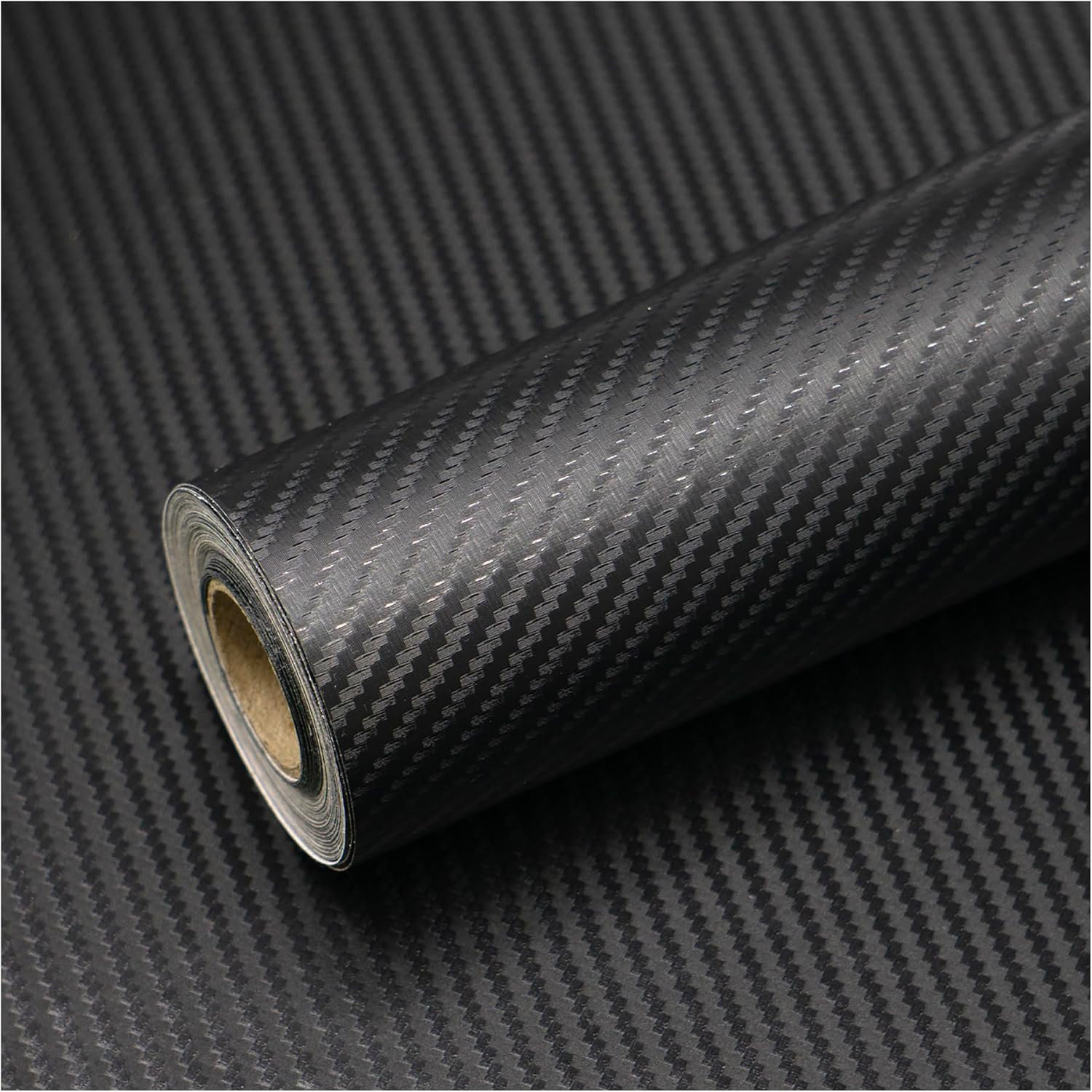 Ebern Designs 3D Carbon Fiber Vinyl Peel And Stick Wallpaper Self ...