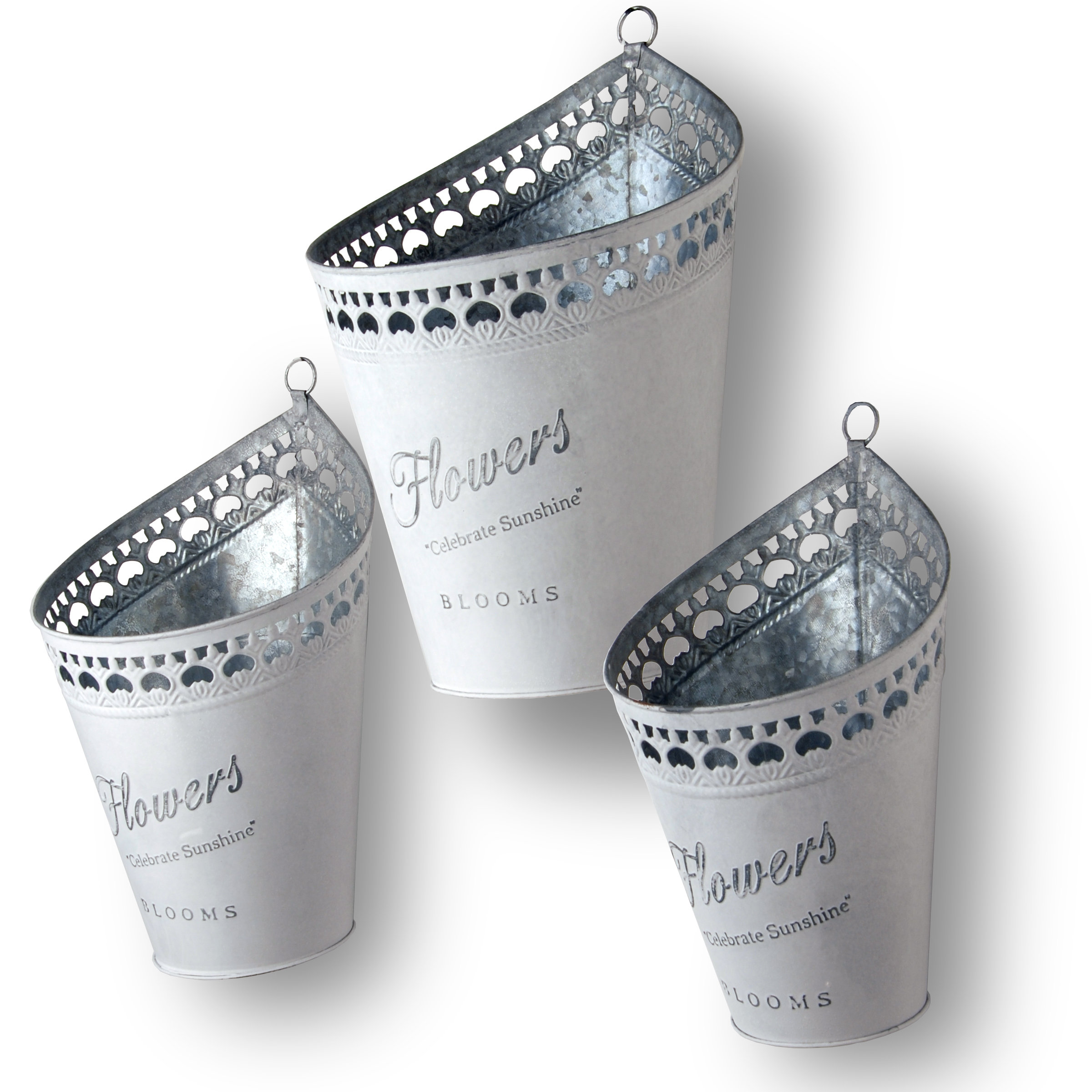 Ophelia & Co. Caileb 3-Piece Decorative Pot Assortment & Reviews | Wayfair