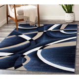 8' x 10' Navy Area Rugs You'll Love | Wayfair