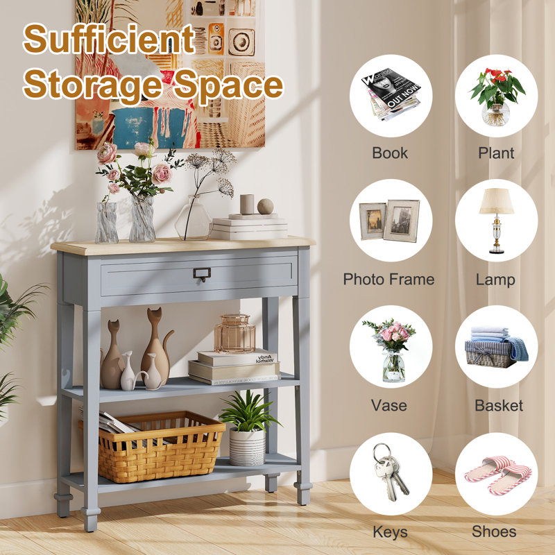 Charlton Home® Dyako 29.8'' Console Table & Reviews | Wayfair