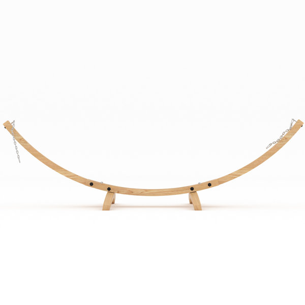 Arlmont & Co. Sadina Wood Standard Hammock Stand "& Reviews" | Wayfair